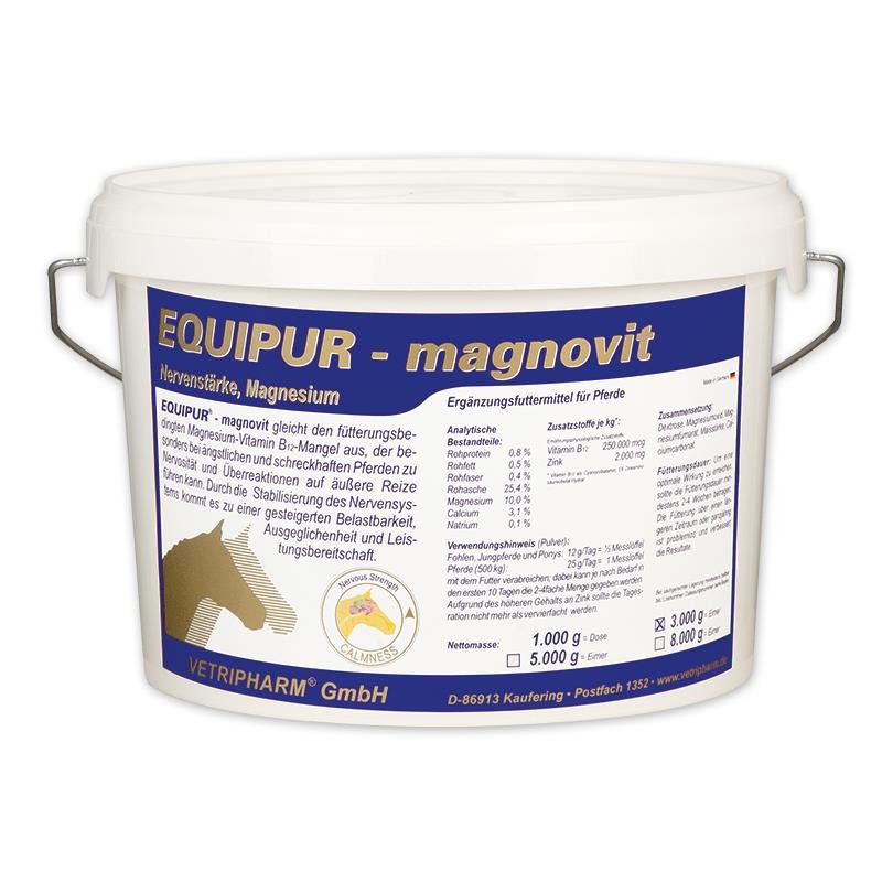 Vetripharm Equipur MAGNOVIT 3000g Ergänzungsfuttermittel für Pferde