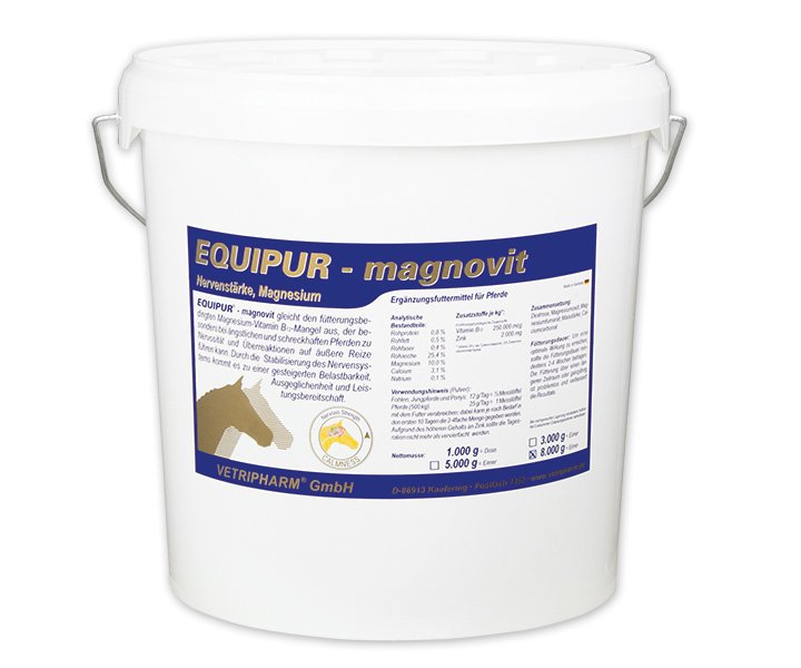 Vetripharm Equipur MAGNOVIT 8000g Ergänzungsfuttermittel für Pferde