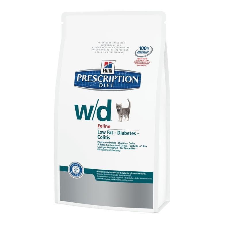 Hill`s Prescription Diet w/d Feline Beutel Trockenfutter | VetMedPro